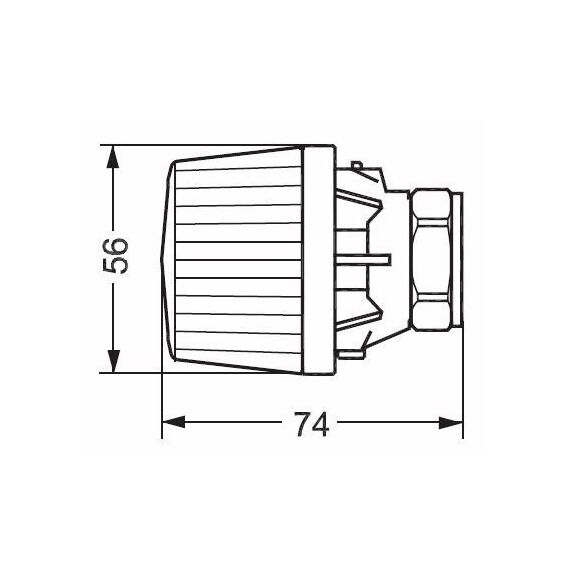 Терморегулятор Danfoss RA 2945 RTD на батарею (013G2945) | Radiki.com.ua